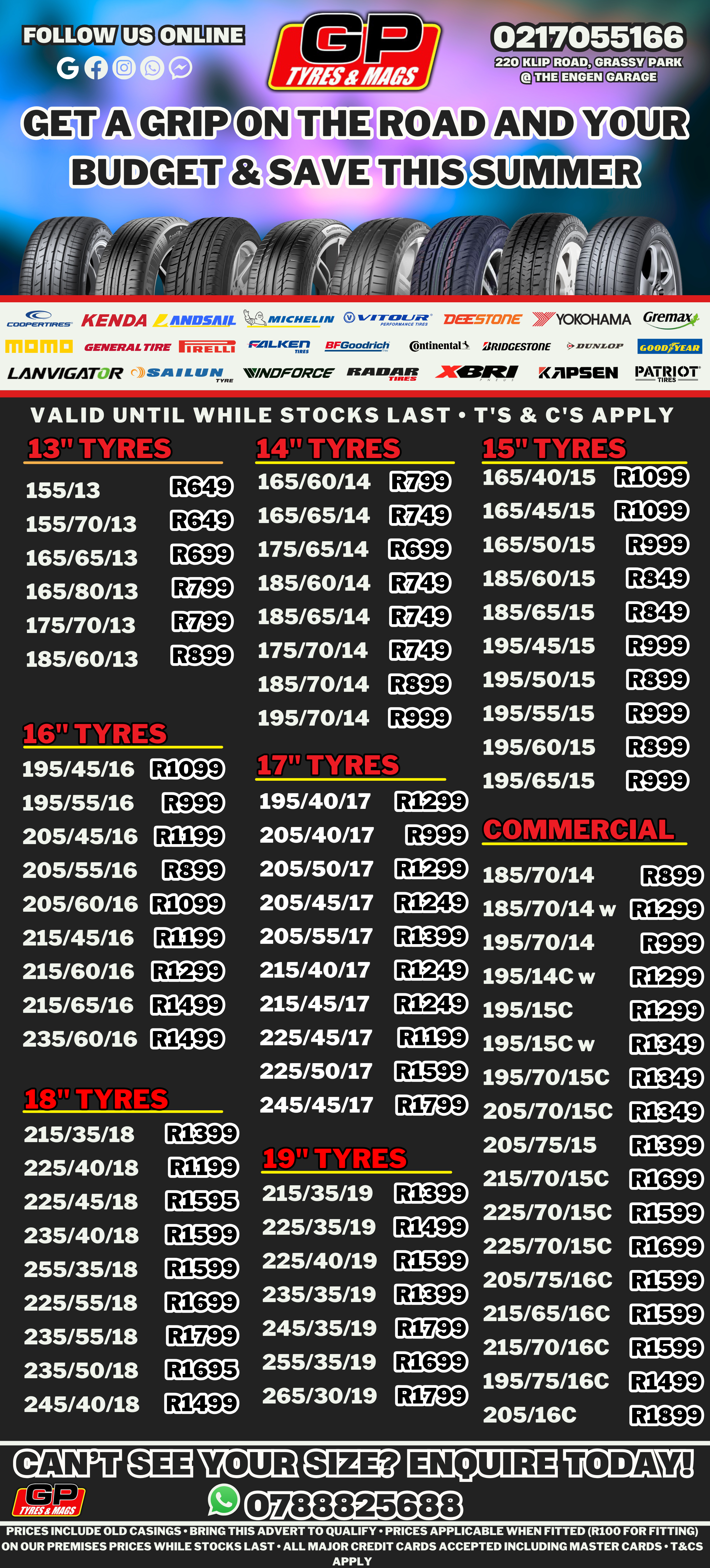 Promotions – GP Tyres & Mags